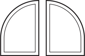 Custom Shaped Window Sizes | Stanek Vinyl Replacement Windows